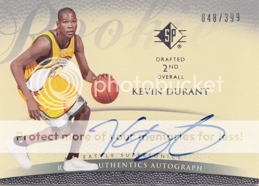My first Kevin Durant auto... - Blowout Cards Forums